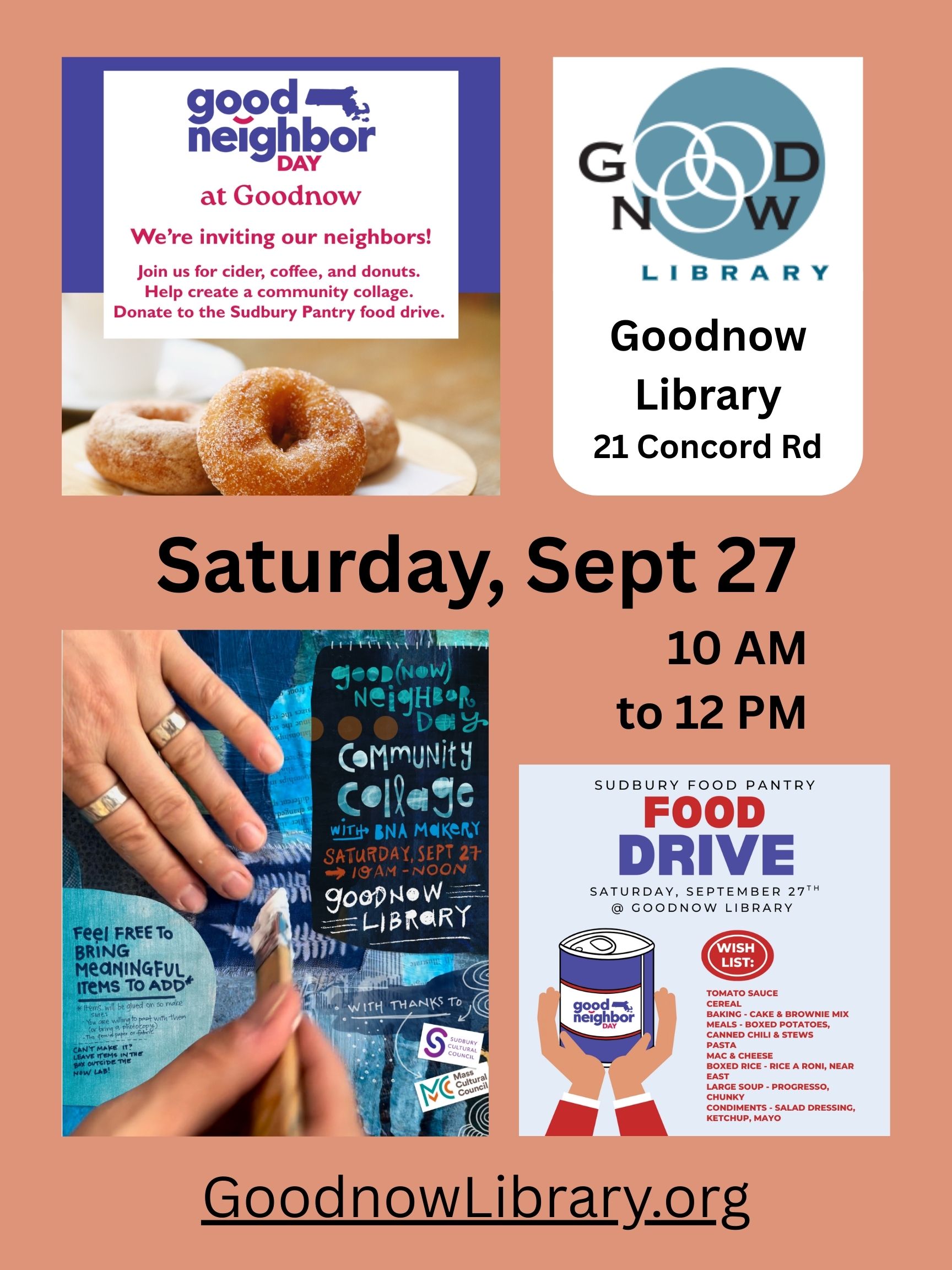 Good Neighbor Day at Goodnow Library » Goodnow Library Trustees