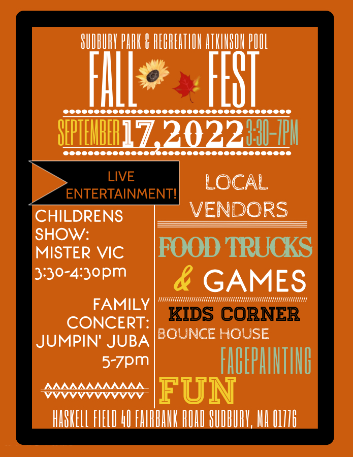 Park & Recreation Fall Fest September 17, 2022 » Park and Recreation ...