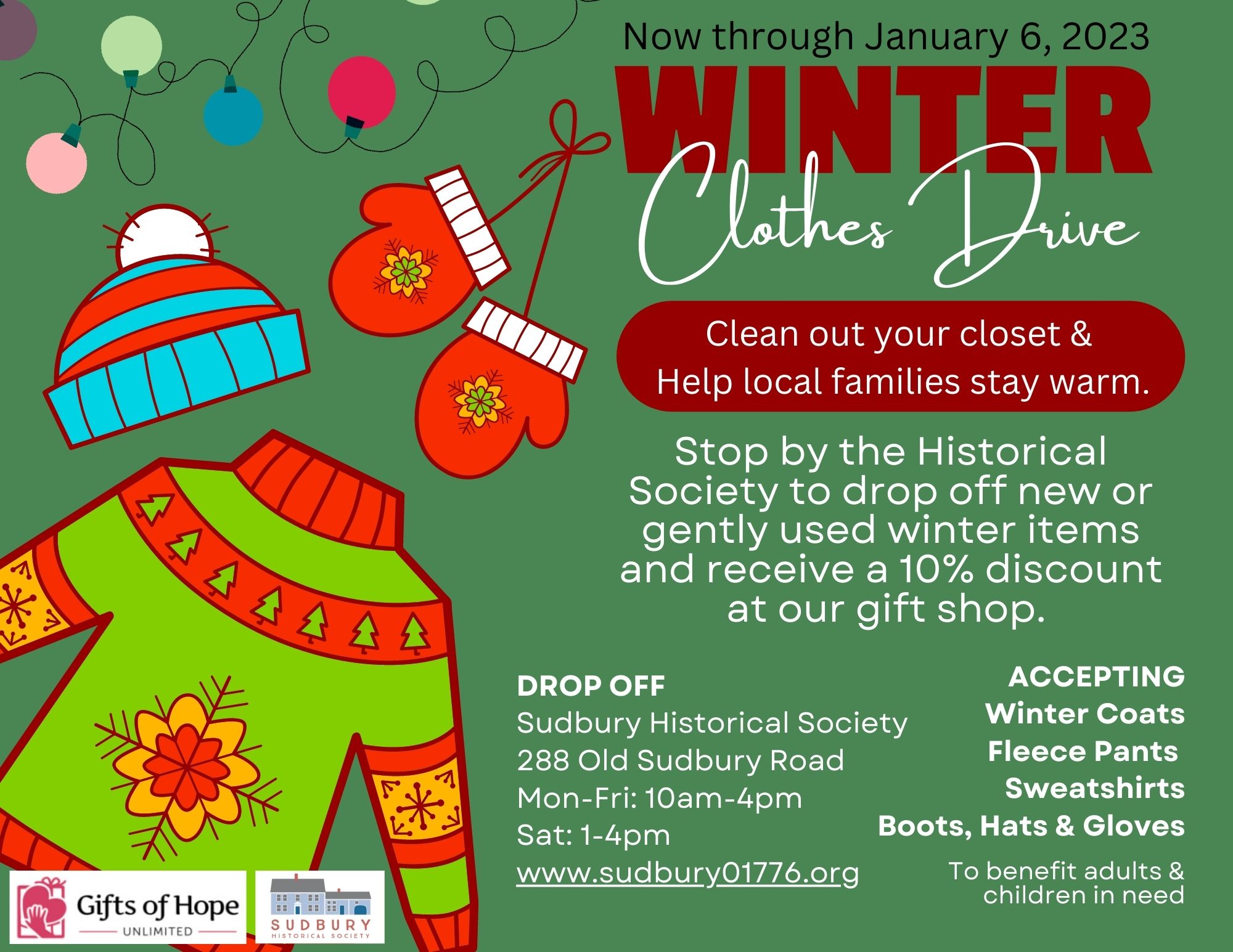 Winter Clothes Drive Now Through January 6, 2023 » Social Worker
