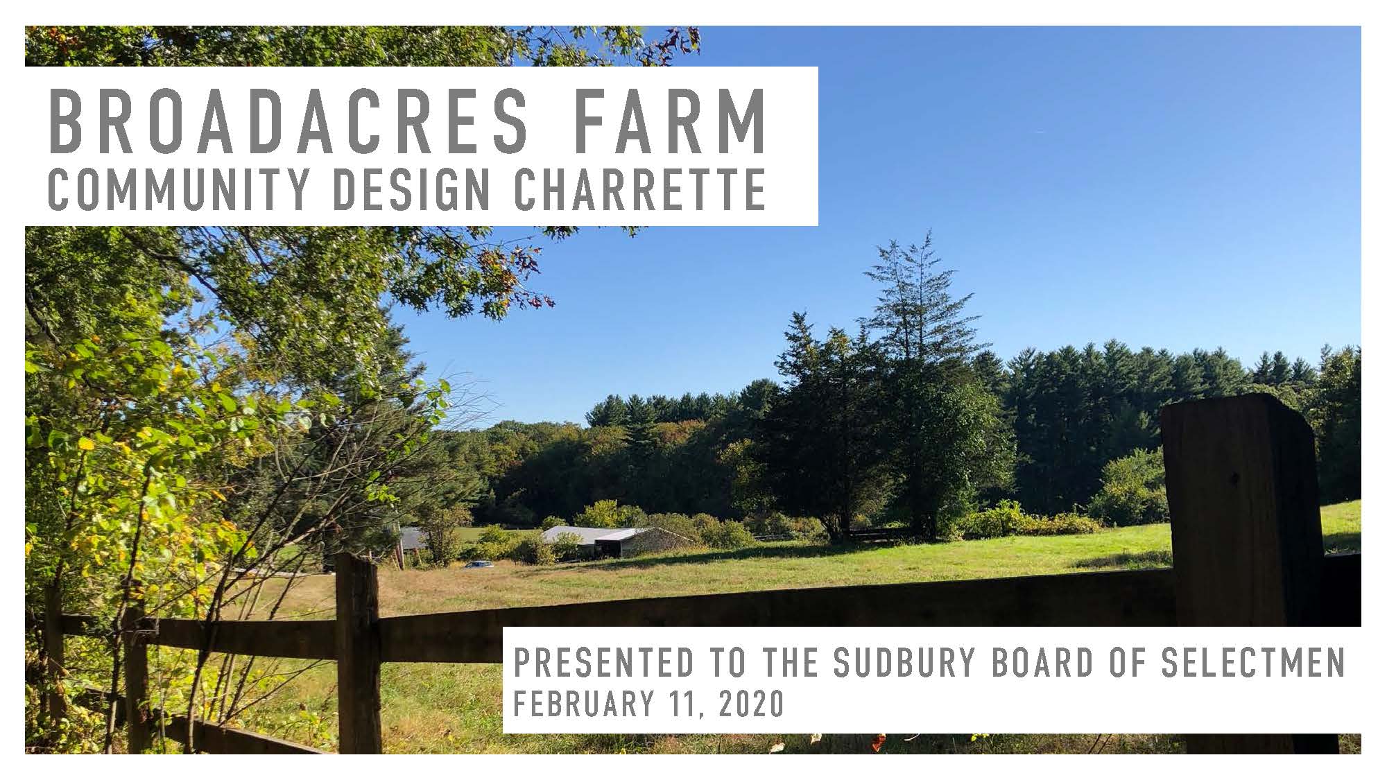 Broadacres Farm Acquisition » Town Manager